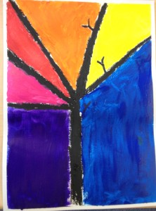 Trees Inspired by Ted Harrison - Art In Action Toronto