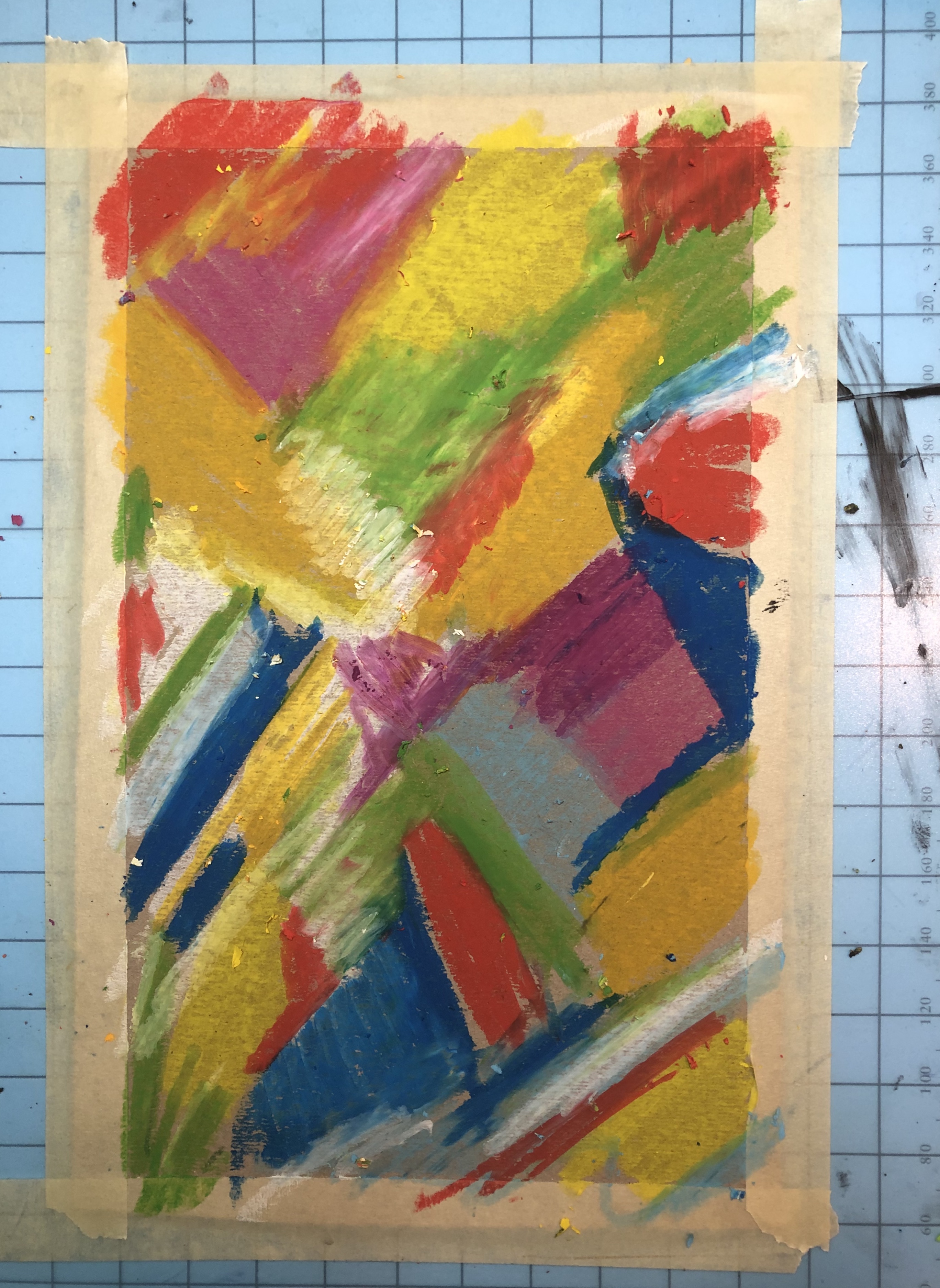 Day 6 - Rainbow Scratch-Art, We're all in this together - Art In Action ...
